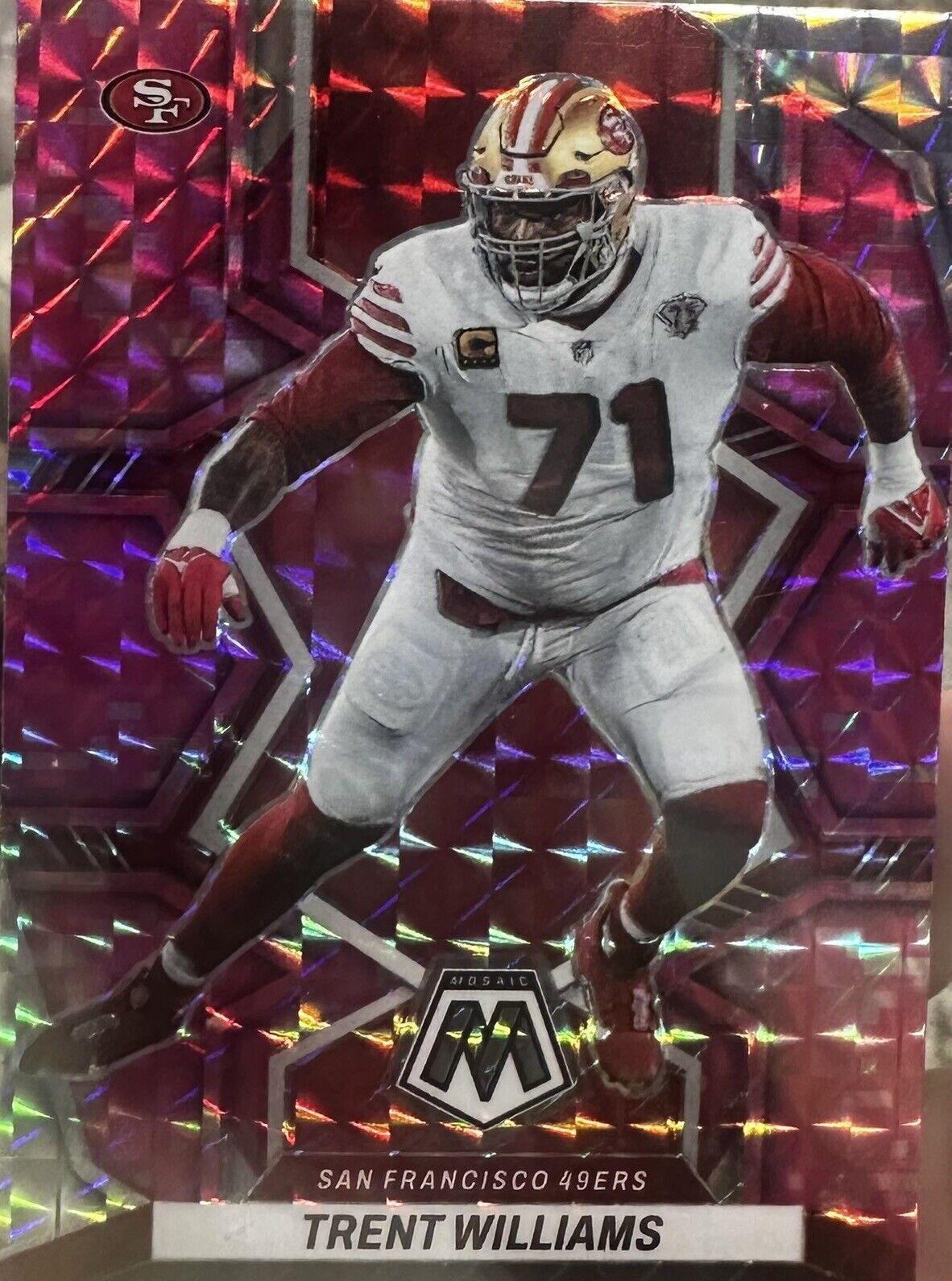 2022 Panini Mosaic - Trent Williams #232 Pink Swirl Mosaic Prizm /11 ...