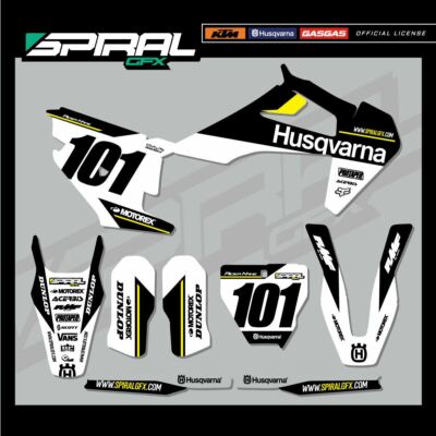 Custom MX Graphics Kit Husqvarna TC FC 125 250 350 450 Corp 2019 2020 ...