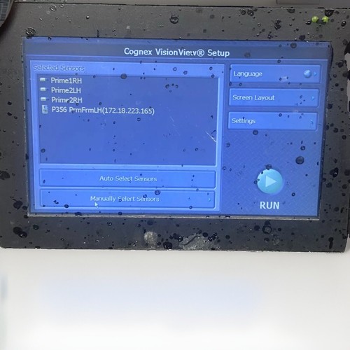 COGNEX 825-0016-1R D VisionView 700 Touch Screen Panel 821-0004-1R D ...