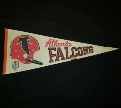Vintage 1967 Atlanta Falcons NFL Felt Pennant Football Single Bar ...