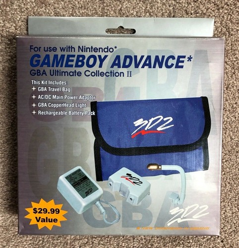 3D2 Nintendo GBA Gameboy Advance Ultimate Collection II Accessory Pack ...
