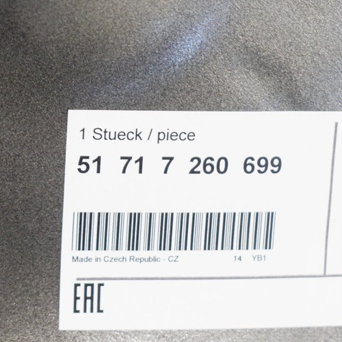 Genuine BMW 3 F30 Front Left Wheel Arch Liner Half 51717260699 for sale ...