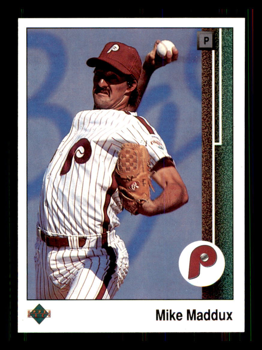 1989 Baseball 1989 Upper Deck Mike Maddux Philadelphia Phillies #338 1 ...