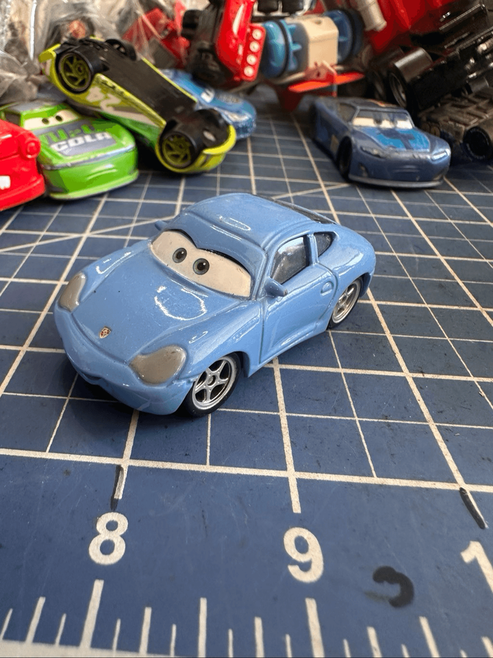 Disney Pixar Cars Movie SALLY CARRERA diecast vehicle blue action ...