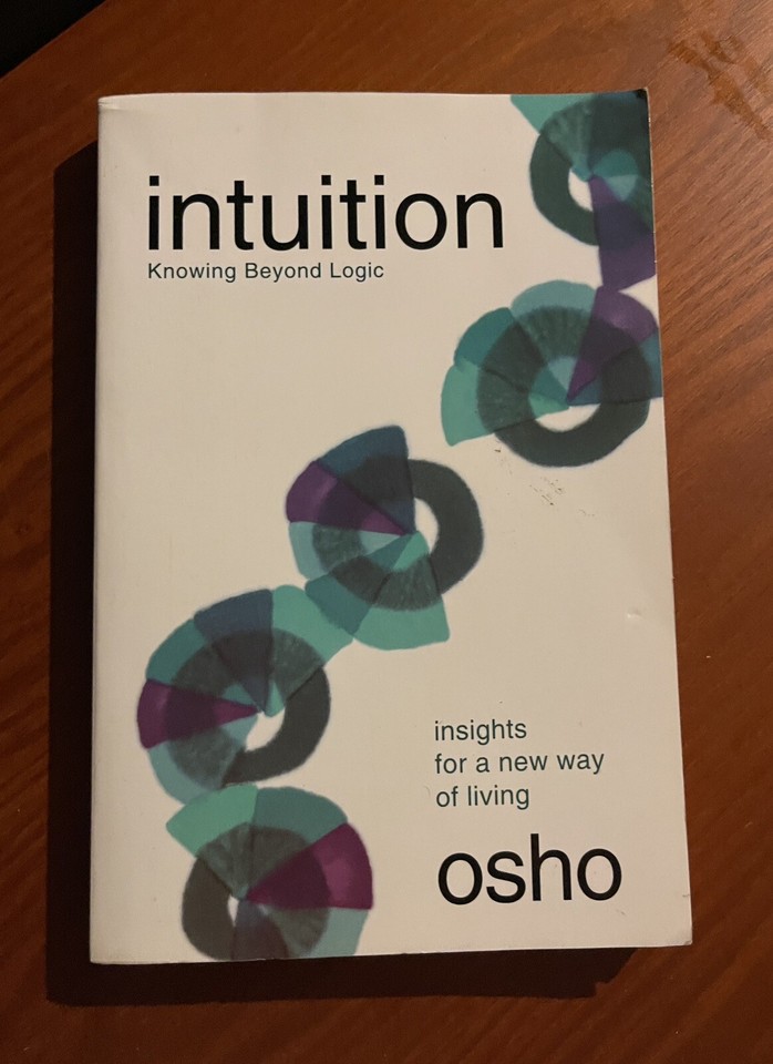 3 Books By Osho Rajneesh Intuition Creativity Meditation | eBay