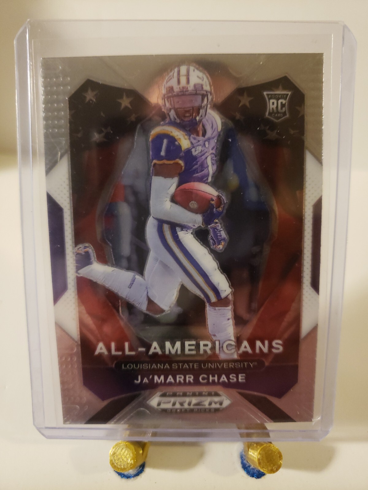 2021 Prizm Draft Picks All American JaMarr Chase #185 RC LSU Bengals ...
