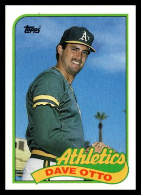 1989 Topps #131 Dave Otto Oakland Athletics Baseball Card | eBay