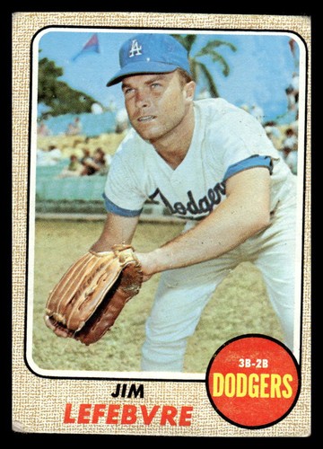 1968 Topps Jim Lefebvre #457 Los Angeles Dodgers Baseball Card | eBay