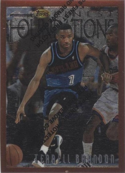 1996-97 Topps Finest - Common - Bronze #152 Terrell Brandon for sale ...