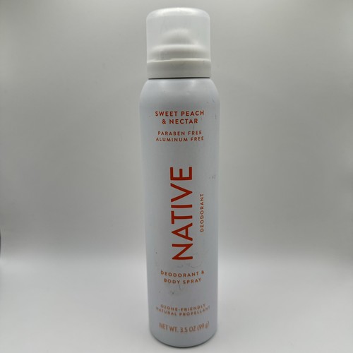 Native Sweet Peach & Nectar Deodorant & Body Spray for sale online | eBay
