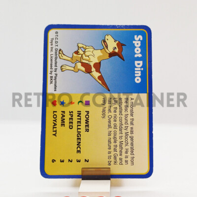 BKN Playmates MONSTER RANCHER TCG CCG Card - Spot Dino | eBay
