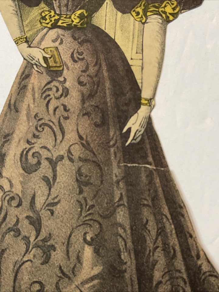Antique Victorian Lithograph Paper Doll Advertising | eBay