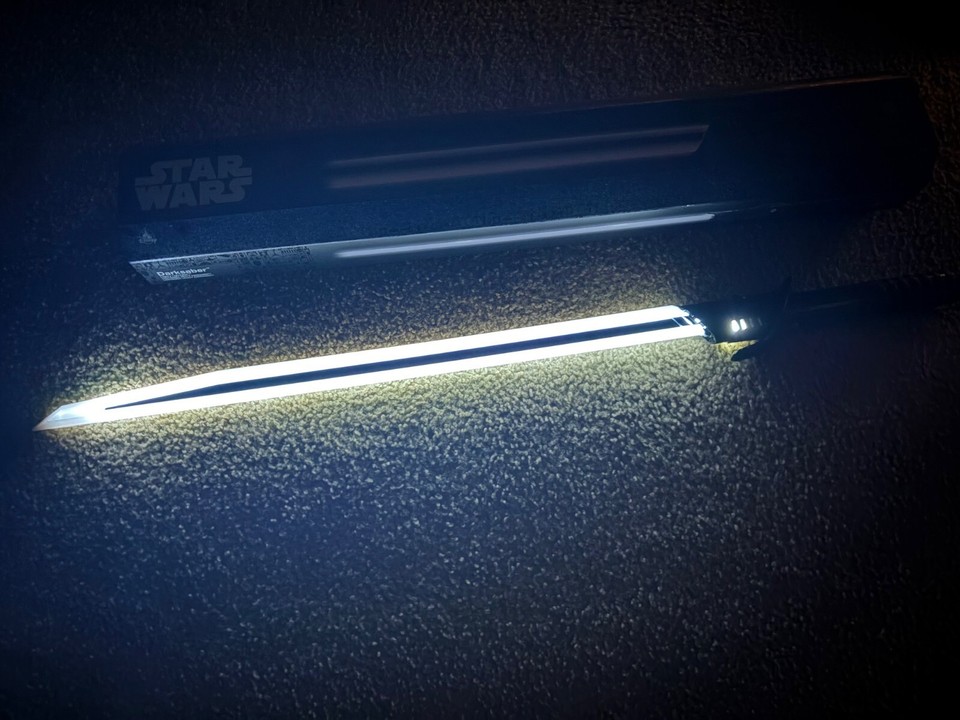 Star Wars Galaxy's Edge Darksaber Legacy Lightsaber Hilt W/ Blade And ...