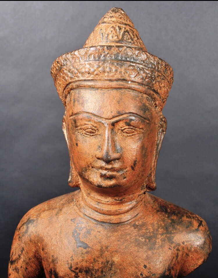Beautiful Antique Khmer Bronze Statue | eBay