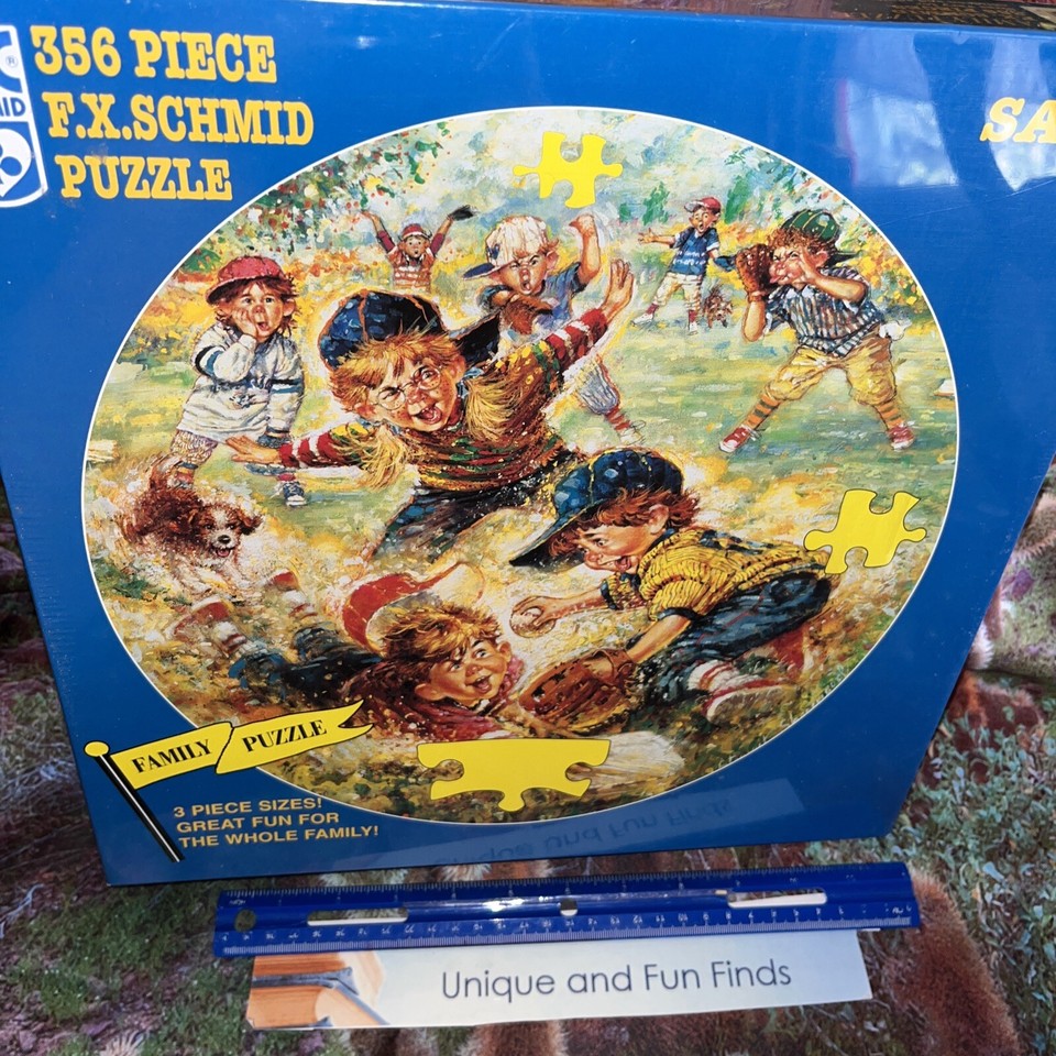 Vintage Jigsaw Puzzle “Safe” by FX Schmid - 356 Pieces sizes vary New ...