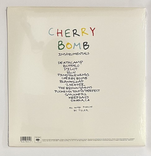 Tylor The Creator Cherry Bomb (The Instrumentals) Vinyl Records for ...