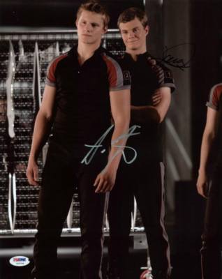 Alexander Ludwig & Jack Quaid Hunger Games Signed 11X14 Photo PSA/DNA # ...