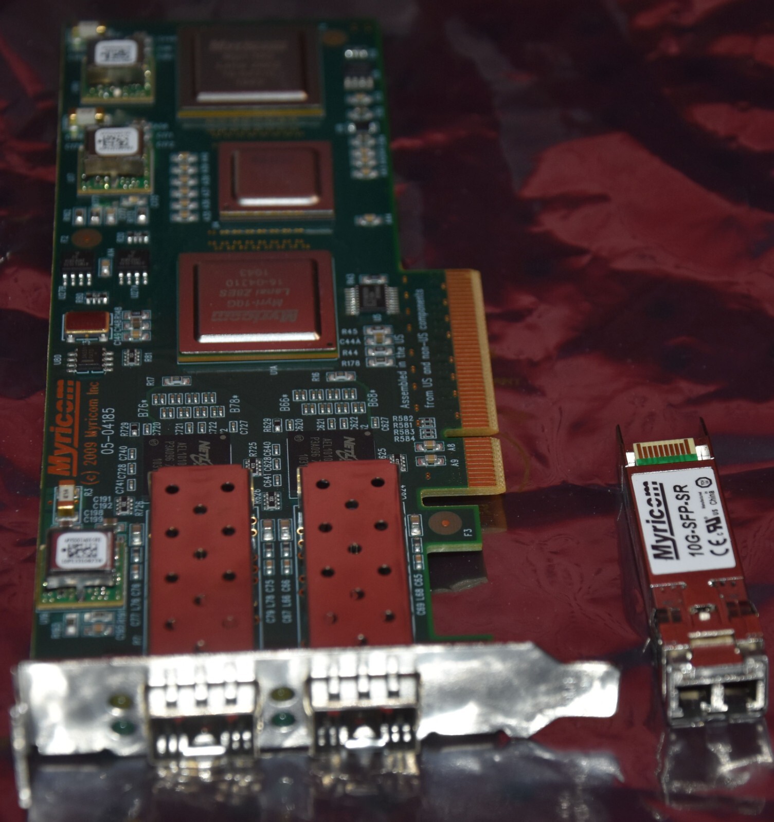 Myricom 10G-PCIE2-8B2-2S 2-Ports 10GBase-SR PCI-E Ethernet Network ...