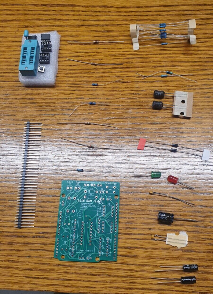 4116 RAM DRAM Memory Tester Kit Works with Arduino Uno DIY Solder | eBay