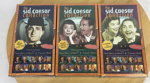 The Sid Caesar Collection VHS Tapes Classic Comedy Lot of 3 New NOS 2000 | eBay
