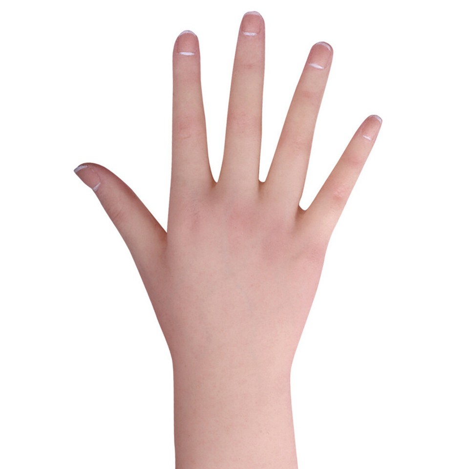 Crossdresser Realistic Bloodshot Silicone Female Gloves Hand Gloves ...