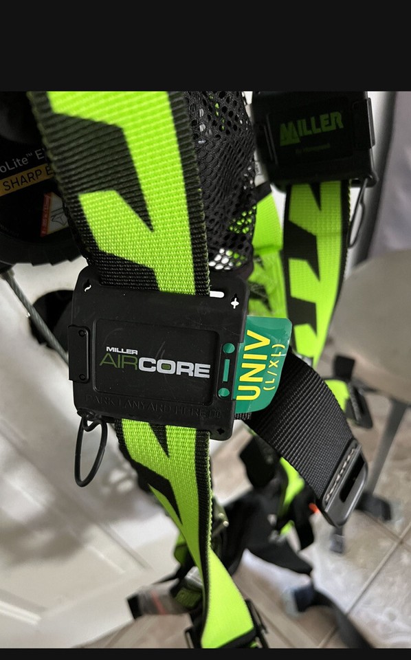 HONEYWELL MILLER AC-QC/UVN Full Body Harness,AirCore,L/XL 612230198121 ...