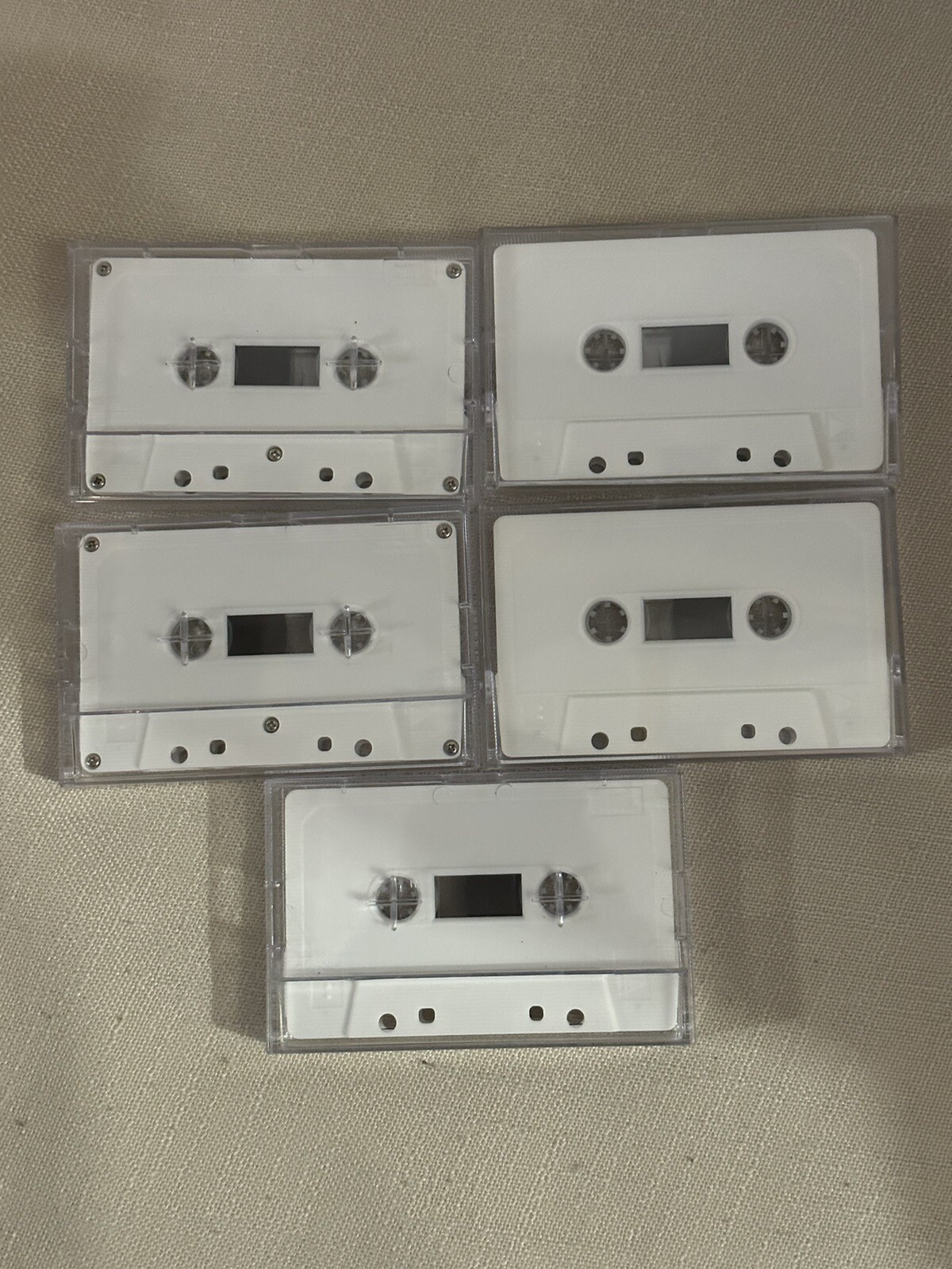 LEADERLESS 90 Minute BLANK CASSETTE TAPES Lot Of 5 Vintage 80s | eBay