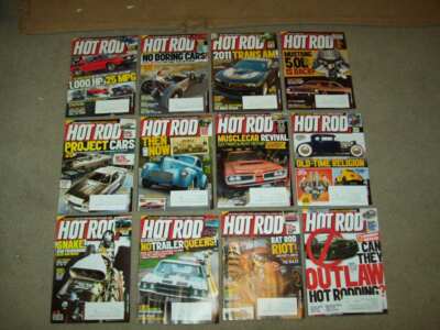 24 HOT ROD Mags 20010-20011 ford chevy RACING TECH drag MUSTANG PONTIAC ...