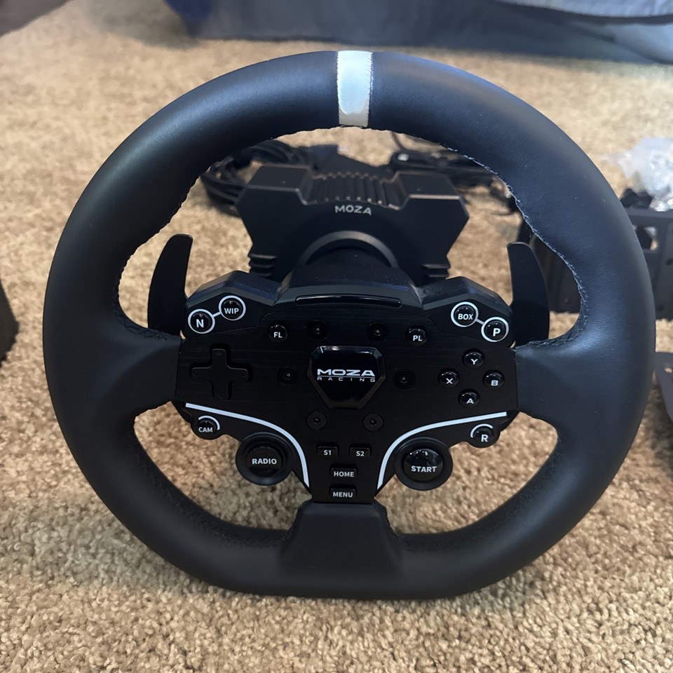 Moza R5 Direct Drive Racing Simulator Wheel, SR-P Lite Pedals, SGP Seq ...