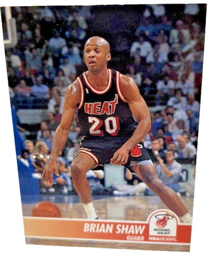 Brian Shaw Miami Heat Basketball Card 1994 Skybox NBA Hoops #114 S250 ...