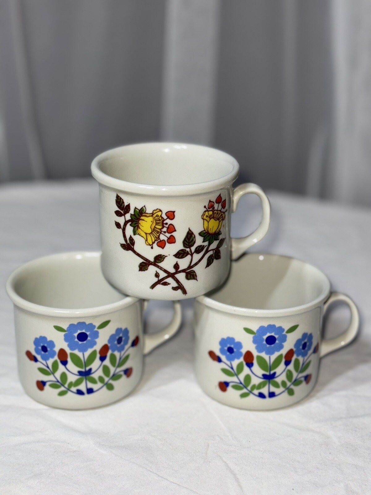 Vintage Porcellana Cipa Italy Espresso Mugs Cups Cottagecore | eBay