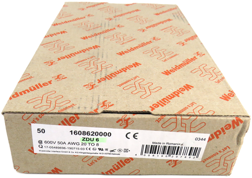 WEIDMULLER ZDU 6 1608620000 Lot of 50 New | eBay