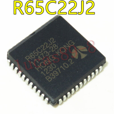 5PCS R65C22J2 65C22 R65C22 PLCC44 IC Versatile Interface Adapter (VIA ...