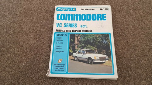 11G VC gregorys VB VH similar hdt brock ss sle sl/e workshop manual 6 ...