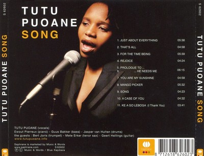 TUTU PUOANE SONG NEW CD 8712618626023 | eBay