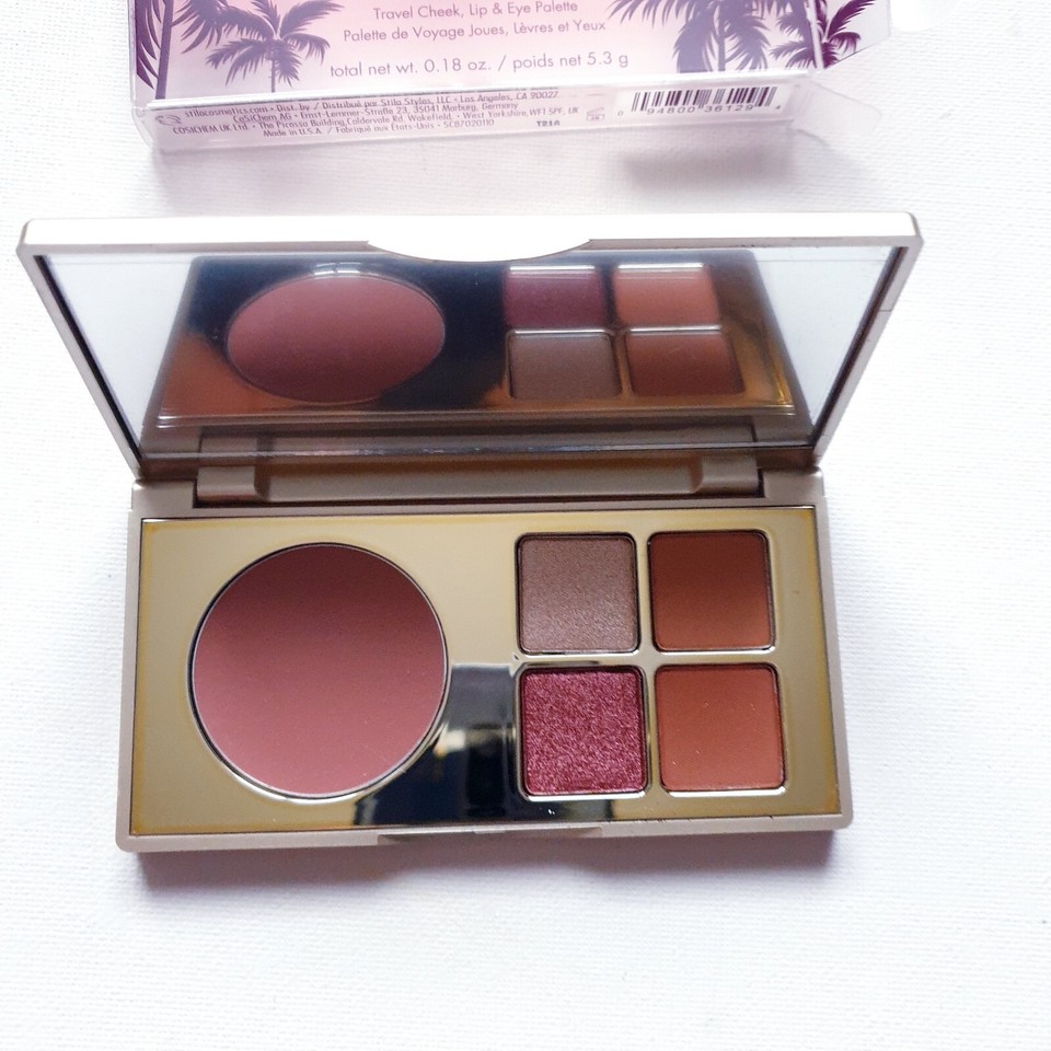 Stila Color Cocktail Travel Cheek Lip & Eye Palette Malibu Sunset 5.3g ...