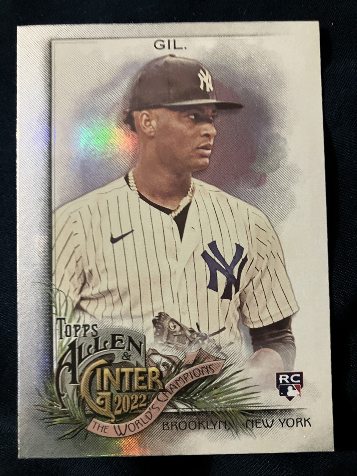 2022 Topps Allen & Ginter Silver Portrait Rainbow Foil #191 LUIS GIL RC ...