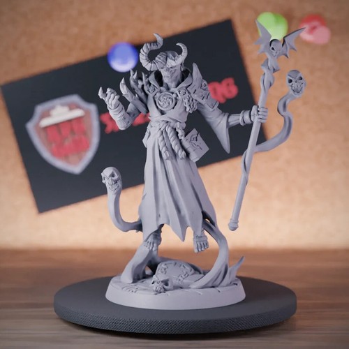 Lich Lord Miniature Demilich BBEG Dungeons and Dragons Mini DnD 5e ...