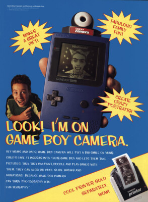1998 Nintendo Game Boy: Game Boy Camera Vintage Print Ad | eBay