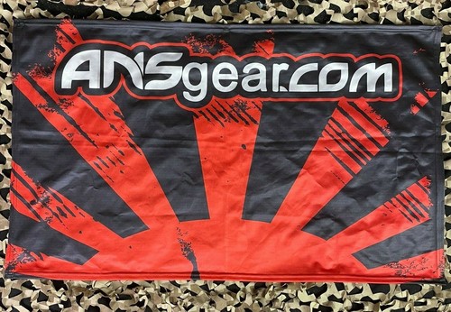 NEW HK Army ANSGEAR Banner - 41" x 26" - Rising Sun Black/Red | eBay