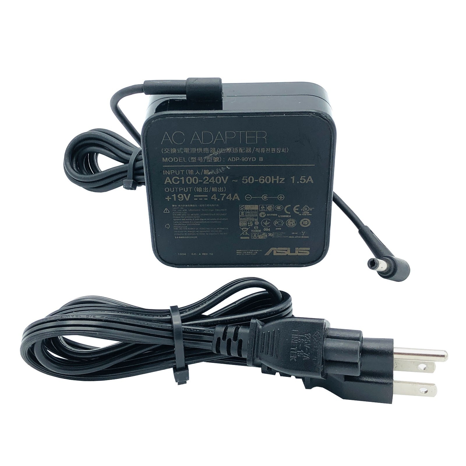 Genuine 90W Asus AC DC Adapter Model ADP-90YD B 19V 4.74A 5.5x2.5mm OEM ...