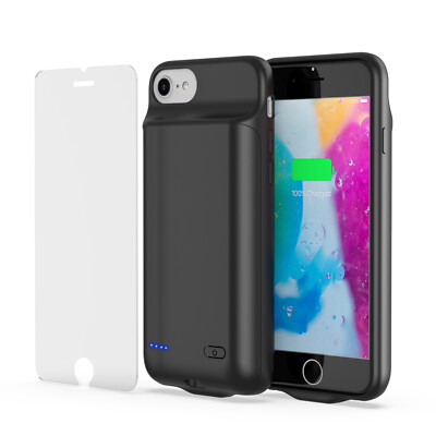 Smart Portable Battery Charger Case Power Bank Cover For iPhone 8/7/6s ...