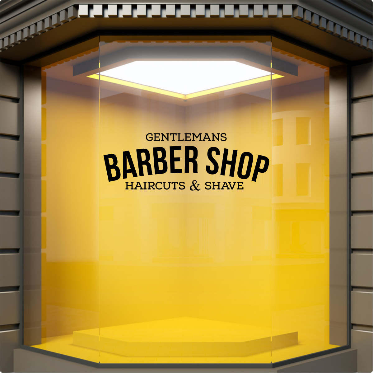 Barber Shop Window Sticker Barbers Barbershop Hairdressers Salon Vinyl ...