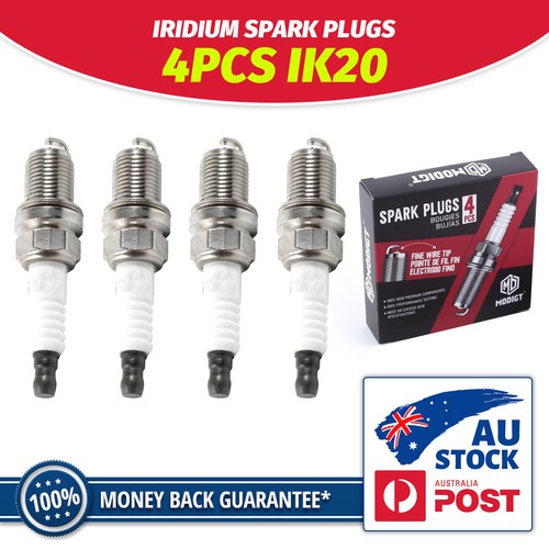 4 For DENSO IRIDIUM Spark Plugs IK20 01~10 Toyota Avensis 2.0L 1AZ-FE 2 ...