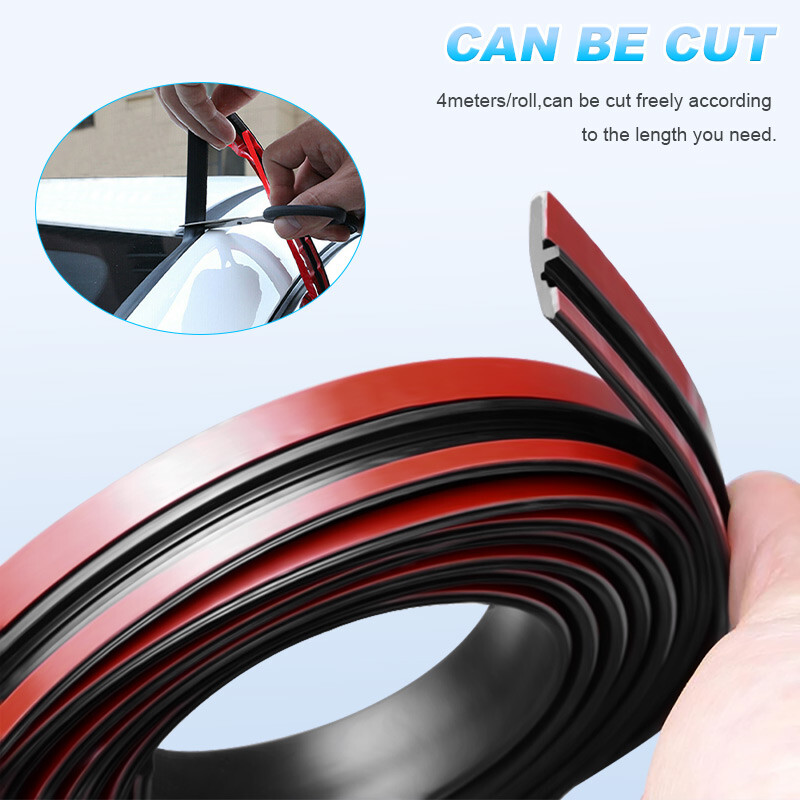 4M Car Windshield Trim Edge Molding Protector Guard Weather Rubber Seal ...