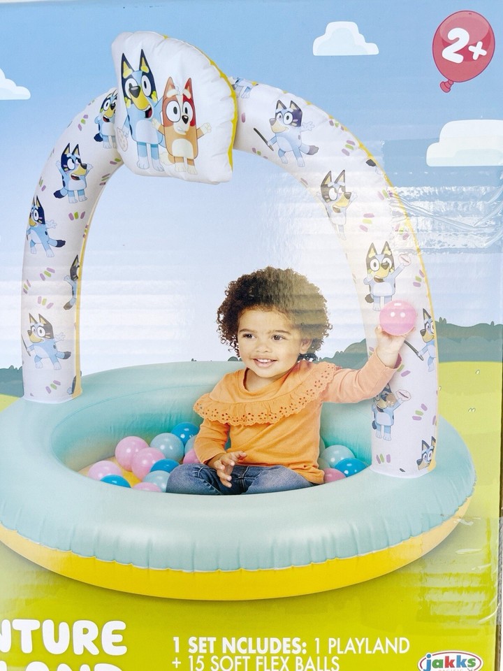 Bluey Activity Adventure Playland Ball Pit Toy 15 Balls Included- RARE ...