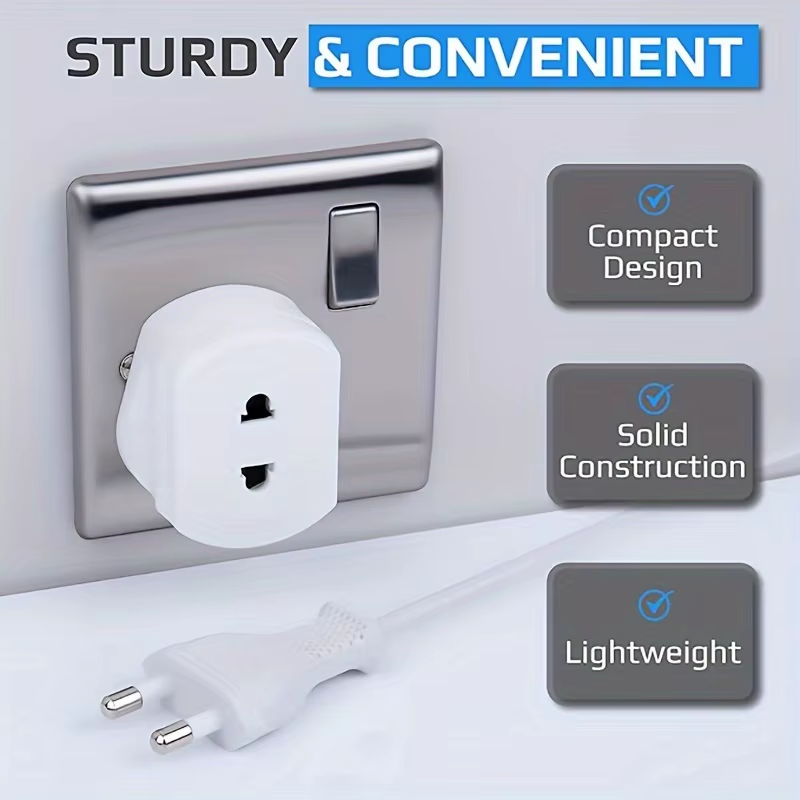 Shaver Plug Adaptor Shaving Toothbrush Adapter Epilators Bathroom UK 2 ...