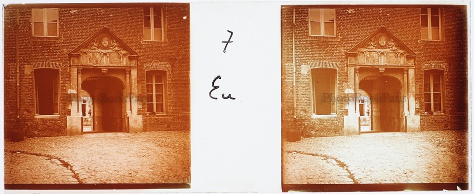 France Eu Normandy 1920 Photo Stereo Plate Glass Vintage V25L8n | eBay