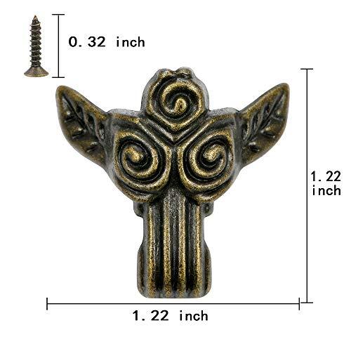 20PCS Jewelry Box Feet Retro Design Decorative Box Legs for Vintage ...