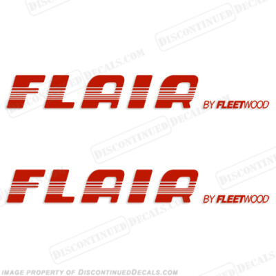 Fits Fleetwood Flair RV Decals (Set of 2) - 1996 - 3.25" x 28.25" | eBay